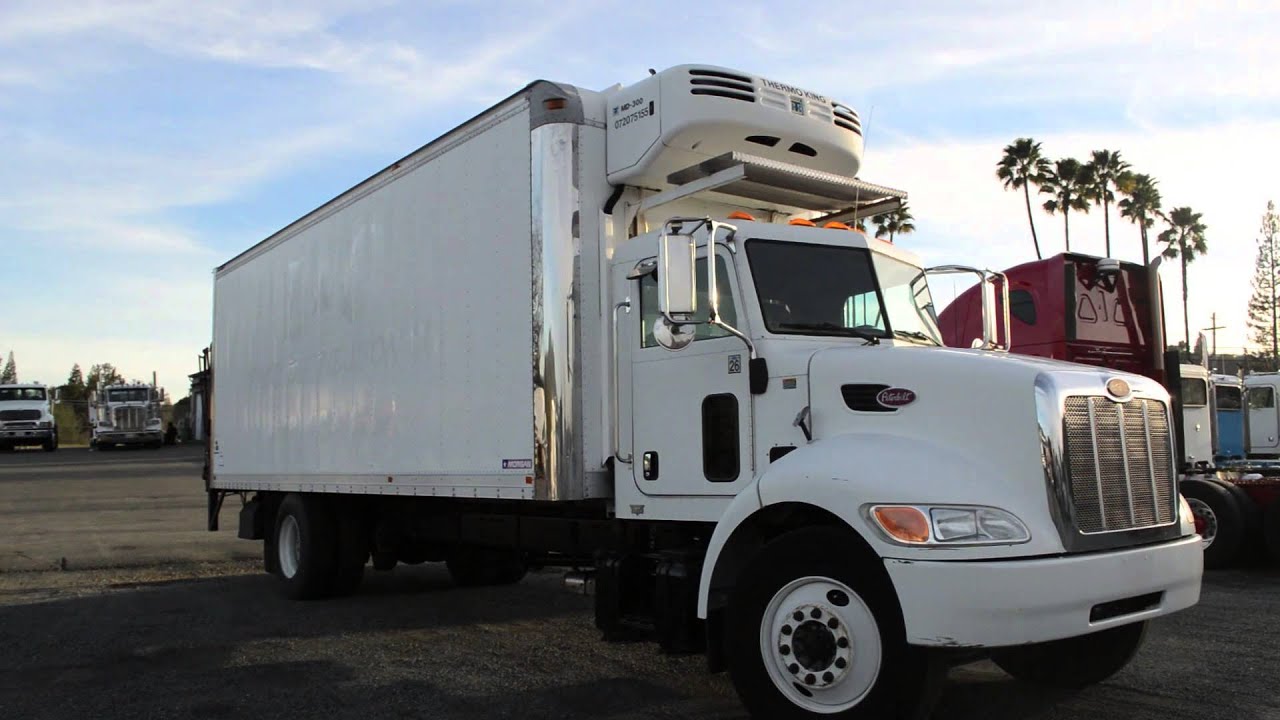 Used Peterbilt 330 Reefer Van │Charter & Company Truck Sales - YouTube