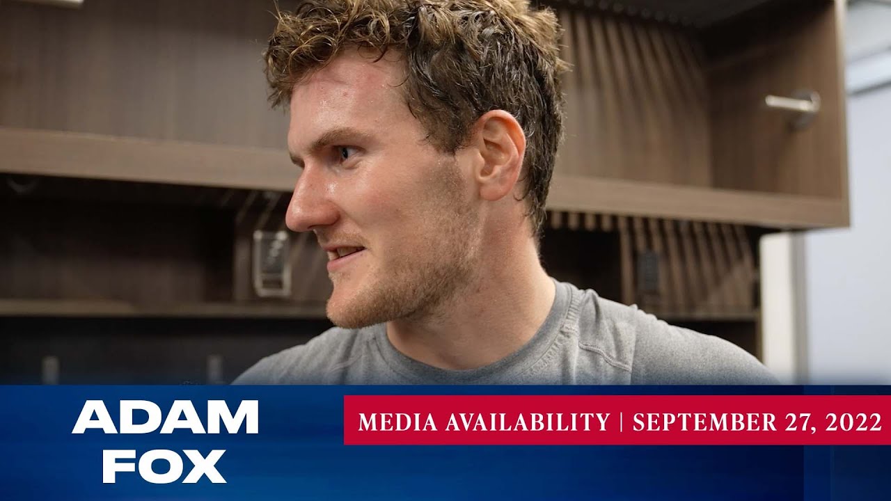 New York Rangers: Adam Fox Postgame Media Availability | Sept. 27, 2022 ...