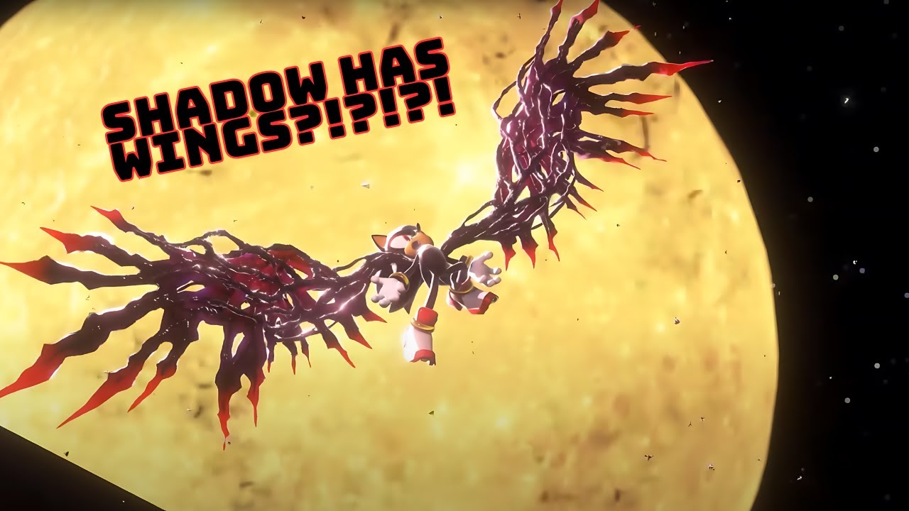 SHADOW HAS WINGS?!?!?!? (sonic x shadow generations summer games fest ...