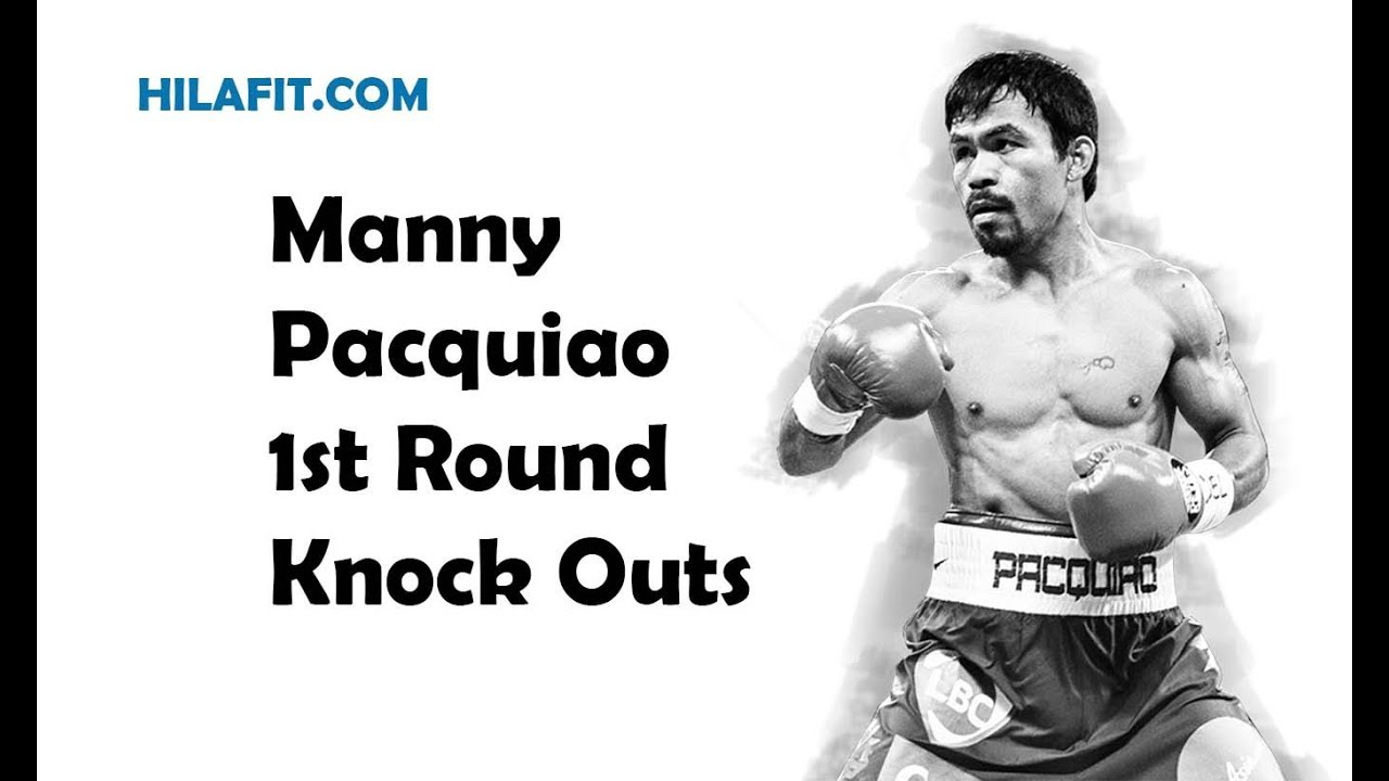 Top Manny Pacquiao 1st Round Knock Outs - YouTube