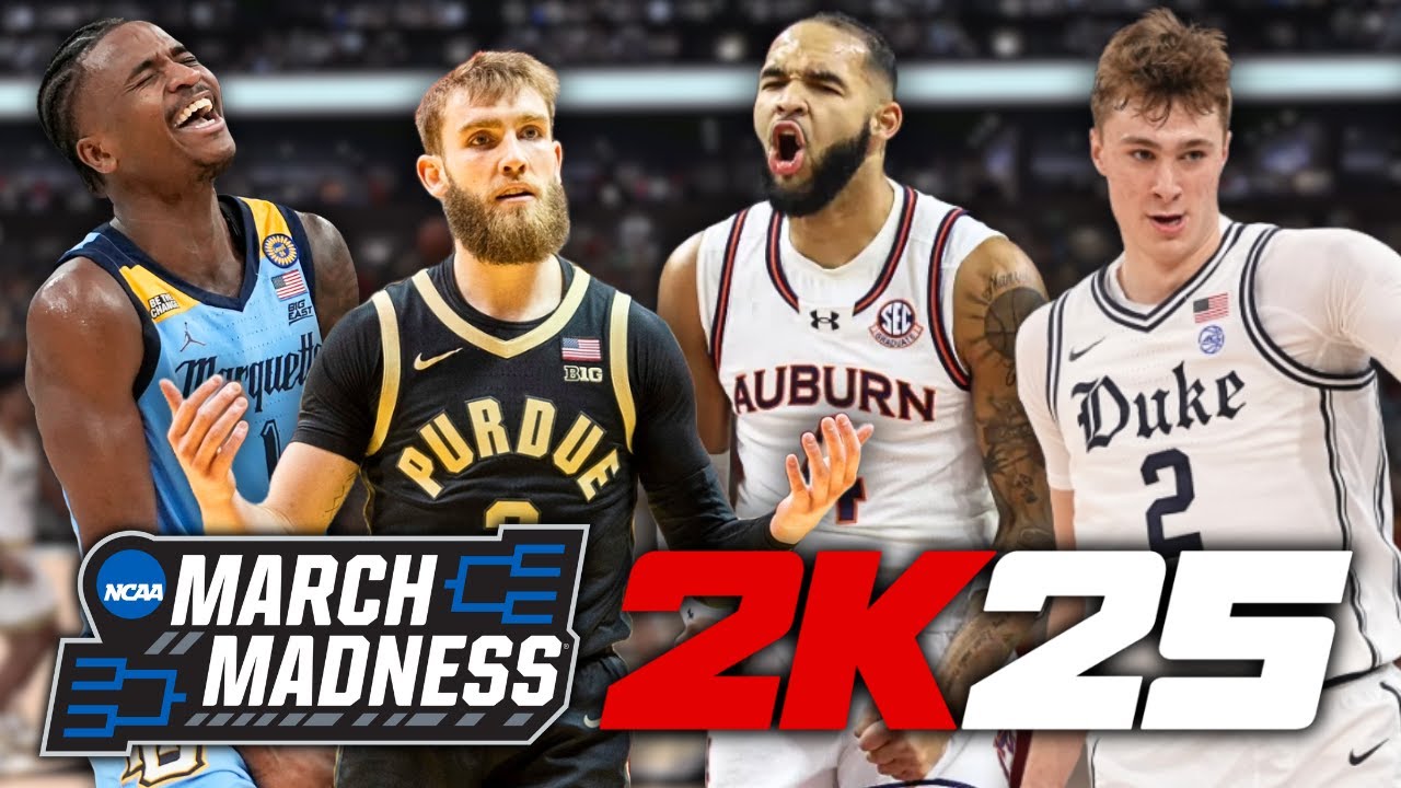 How to Play NCAA March Madness in NBA 2K25 - YouTube