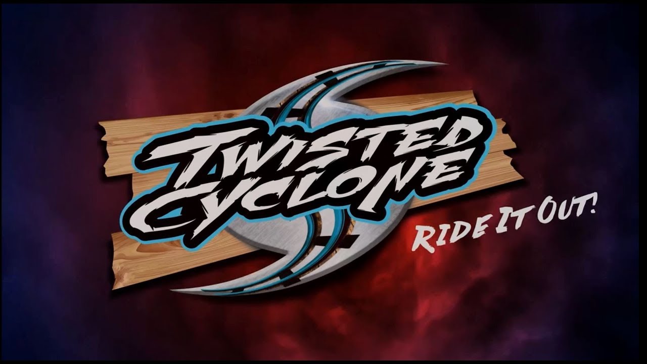 Twisted Cyclone Roller Coaster NEW IN 2018 at Six Flags Over Georgia ...