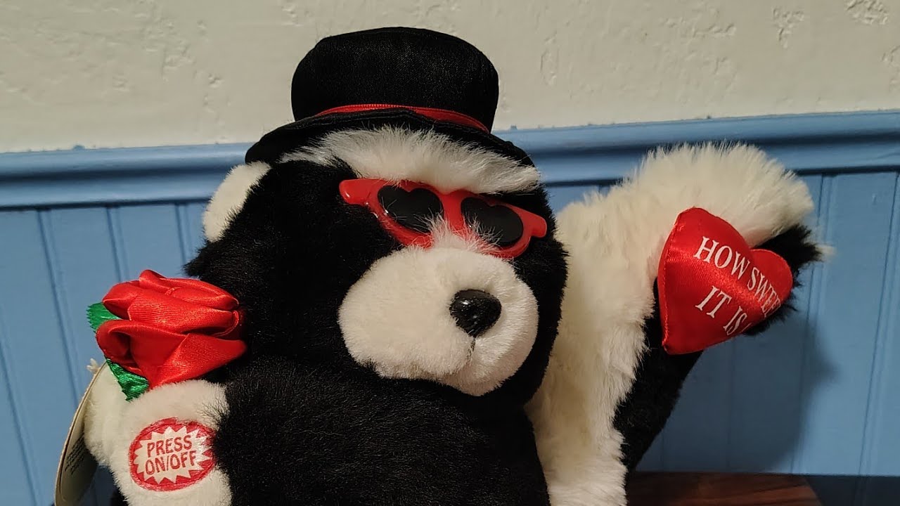 Dan Dee Singing Valentines Skunk - "How Sweet It Is" - YouTube
