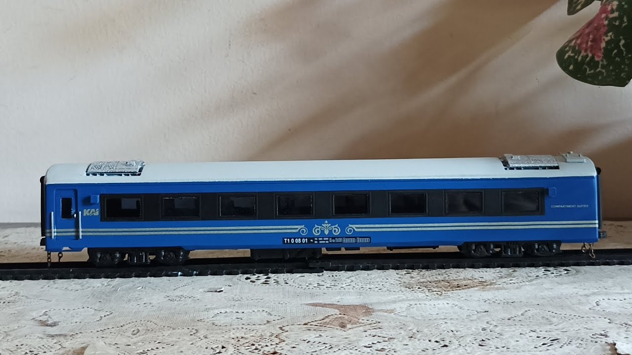 REVIEW MINIATUR KERETA API MEWAH|| KERETA COMPARTMENT MILIK ARGO SEMERU ...