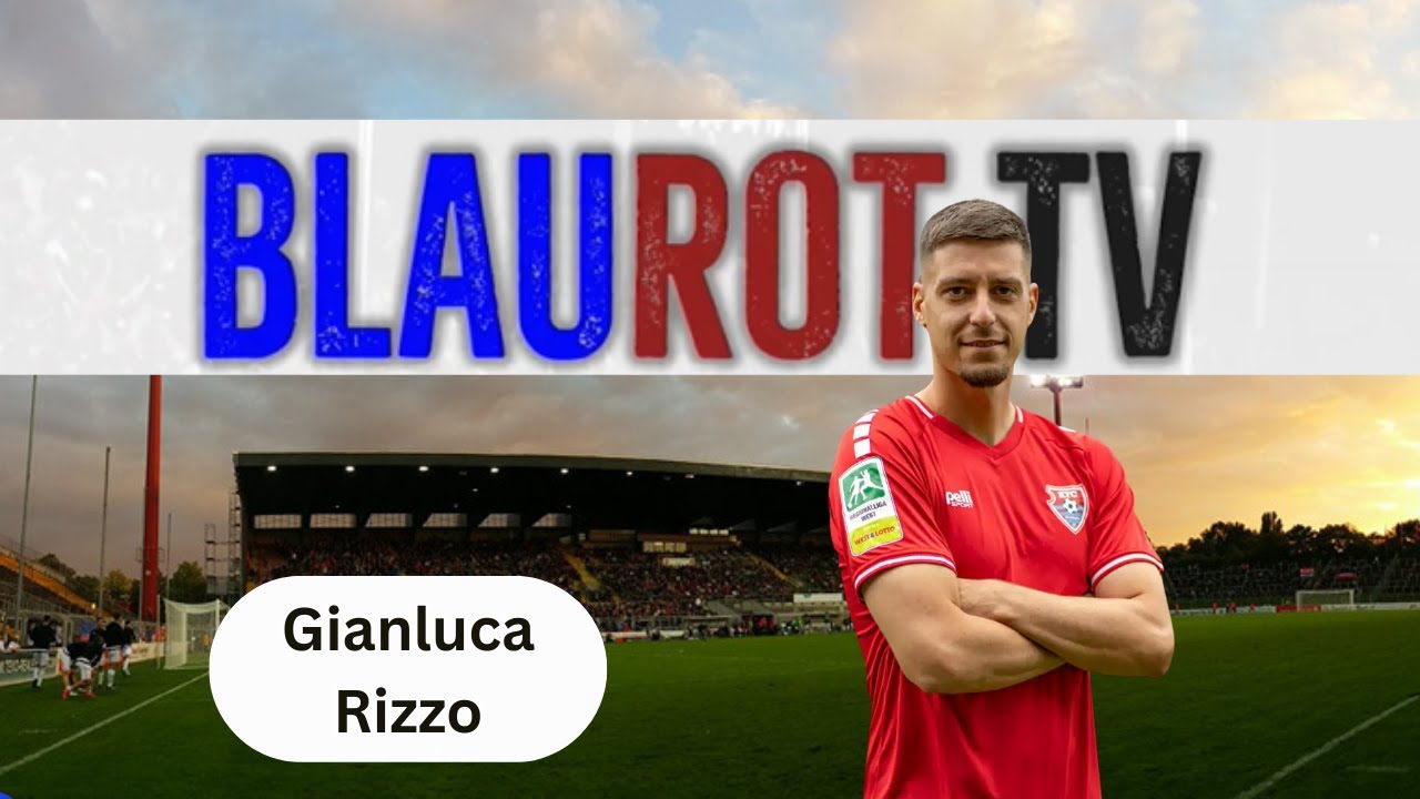 Interview mit Gianluca Rizzo nach dem Spiel gegen Bor. Mönchengladbach U23 - YouTube