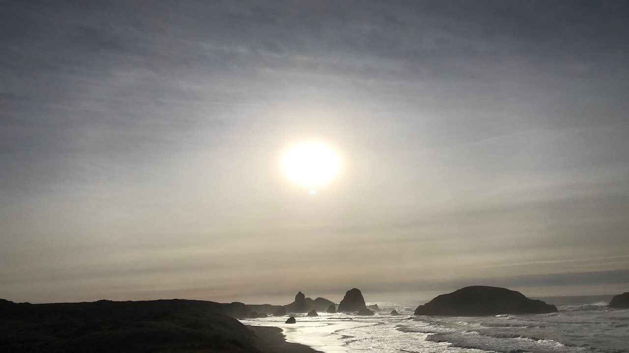 Oregon Coast Calm and Relaxing View Point 360 - YouTube