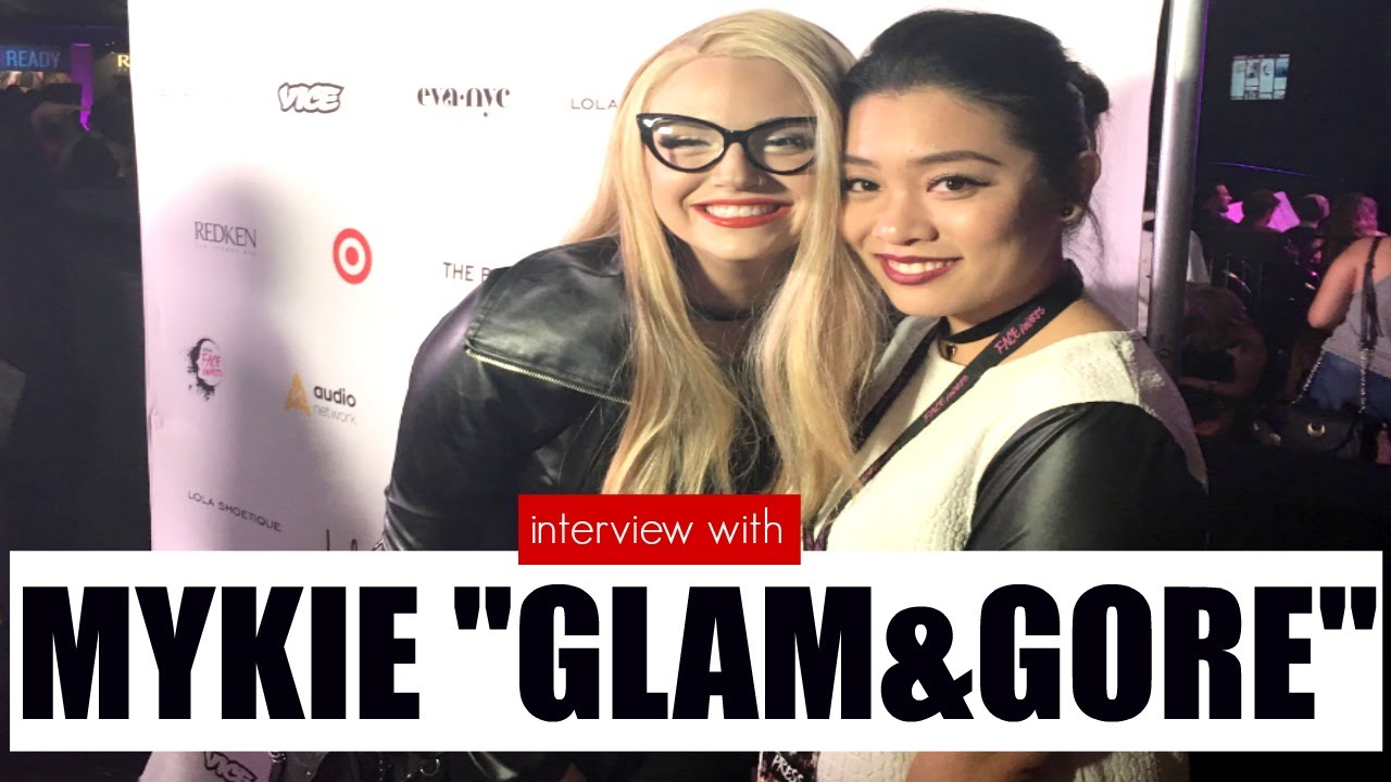 Interview with Mykie "Glam and Gore" at the 2016 NYX Face Awards - YouTube