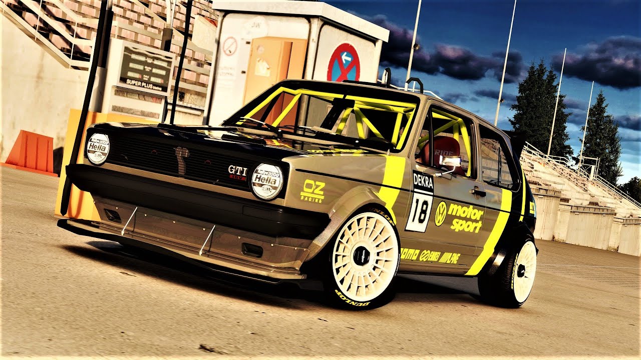 TIME ATTACK CRASHER "VW GOLF MK1" - YouTube