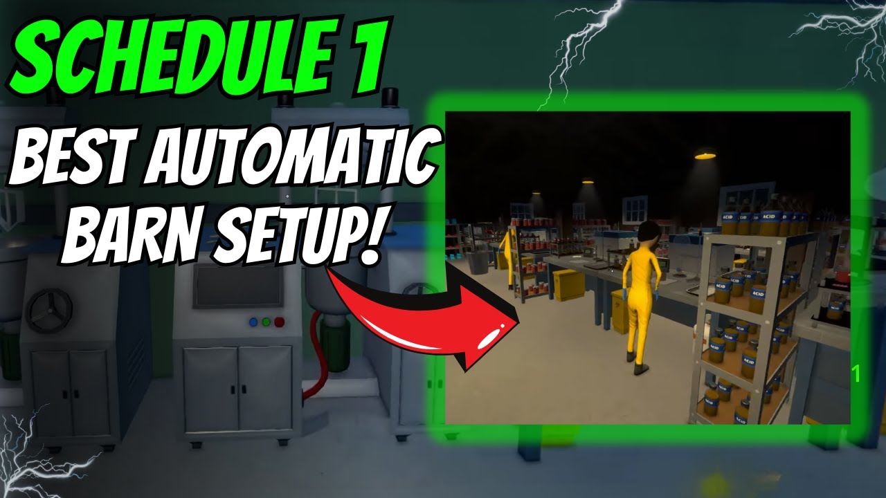 How to Make Best Automatic Barn Setup Guide | Schedule I - YouTube