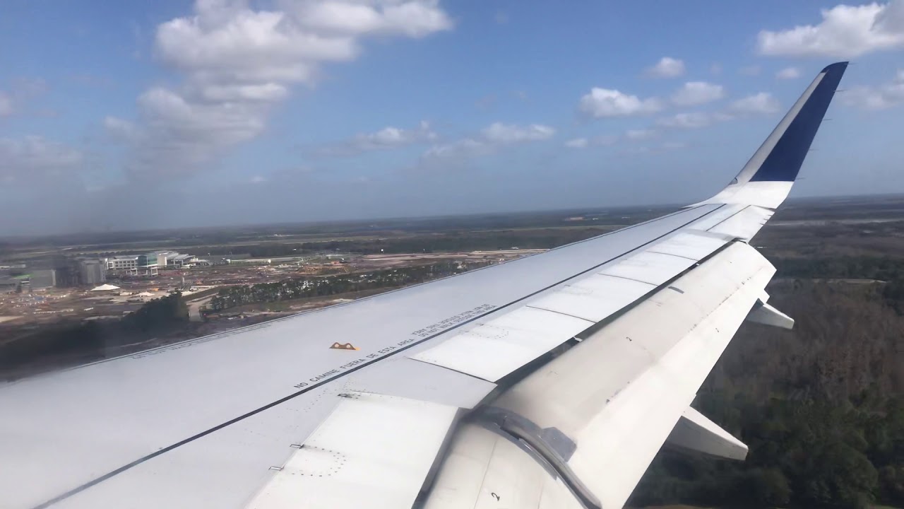 jetBlue A320 Landing at Orlando International Airport - YouTube