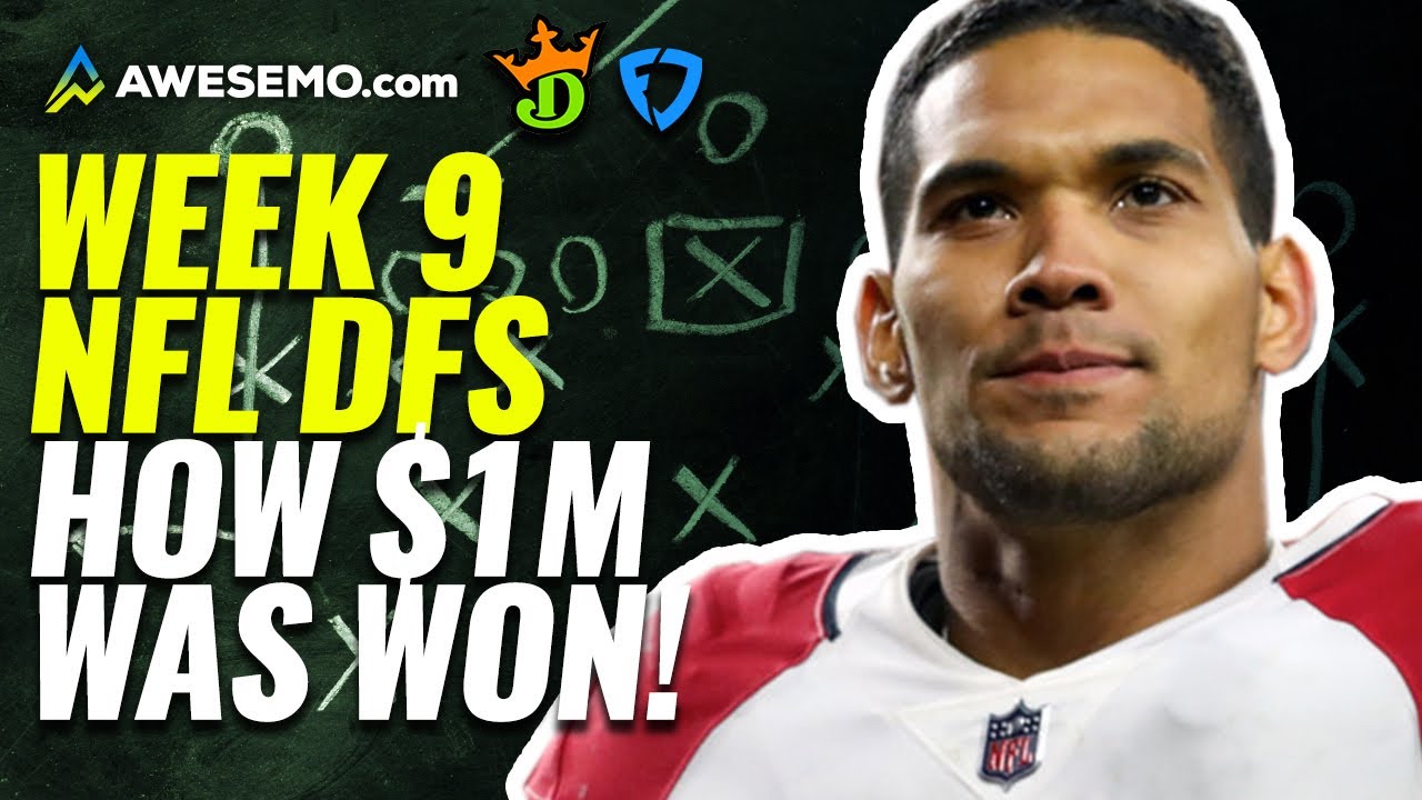 Lineup Review Week 9 Daily Fantasy NFL | NFL DFS Strategy - YouTube