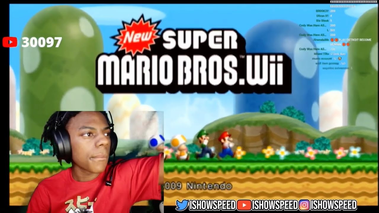 IShowSpeed Plays Super Mario Bros - YouTube