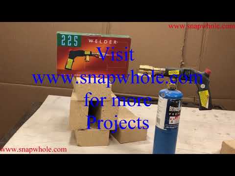 Harbor Freight 225 Propane Welding Torch Review and Use Demonstration ...