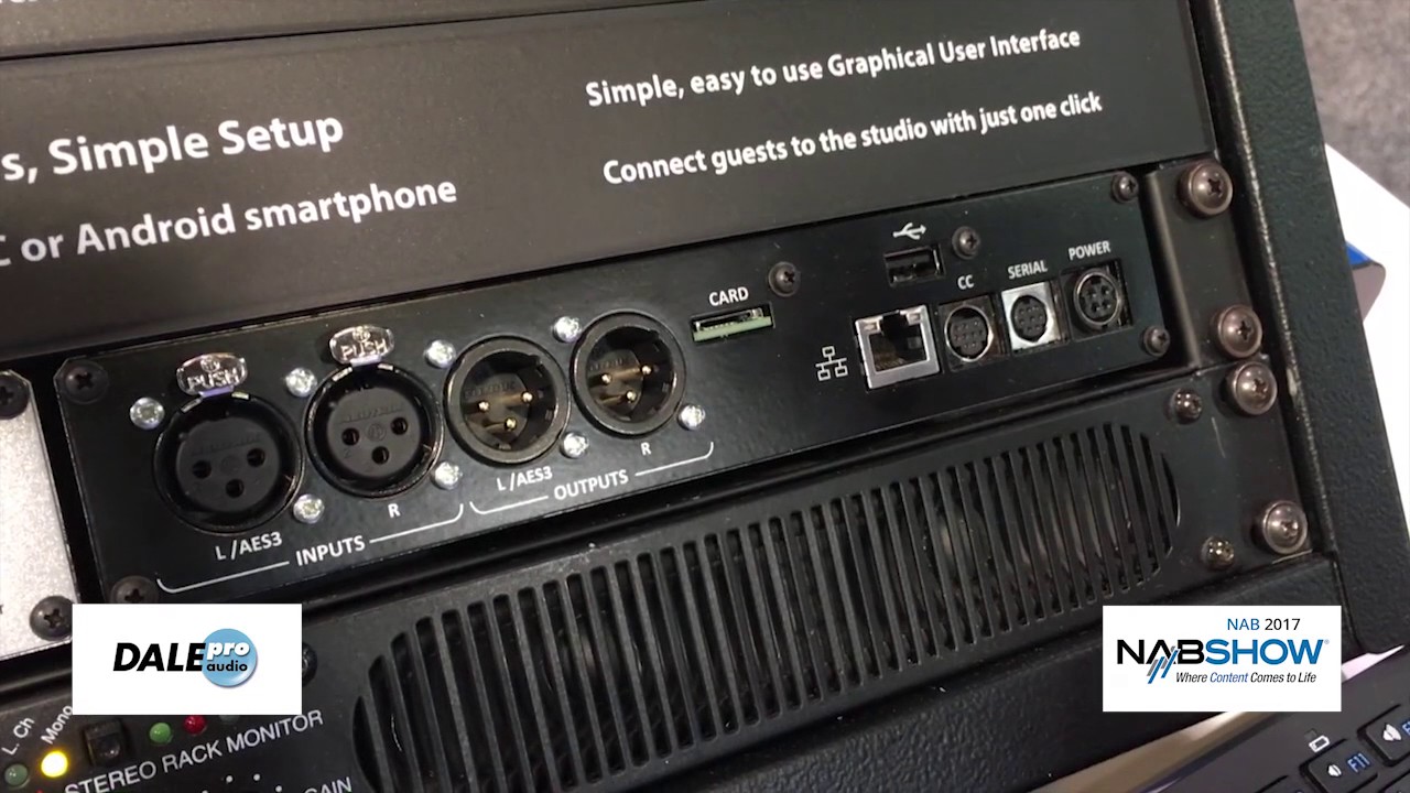 Dale Pro Audio - Comrex OPAL, with Tom Hartnett. NAB 2017 - YouTube