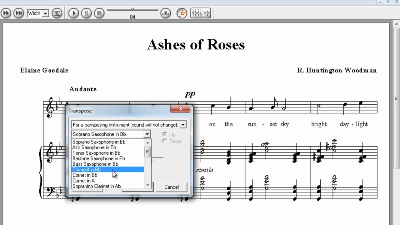 Transposition Tutorial - YouTube