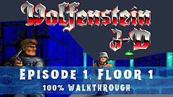 Wolfenstein 3D (100%) Walkthrough - YouTube