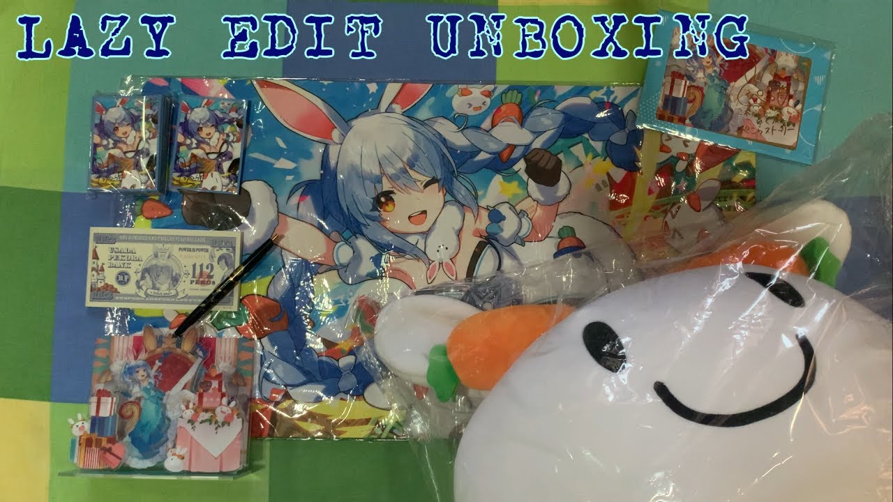 [Unboxing] Usada Pekora Birthday Celebration 2022 Merch Complete Set ...