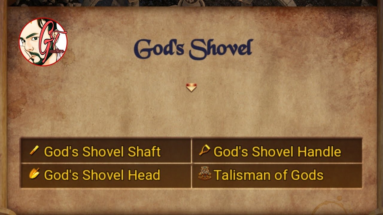 God's Shovel Crafting,God's Shovel Shaft,God's Shovel Handle,God's ...