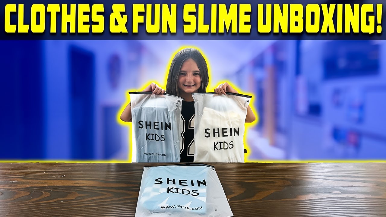 Epic SHEIN Haul: Cute Clothes & Fun Slime Unboxing! - YouTube