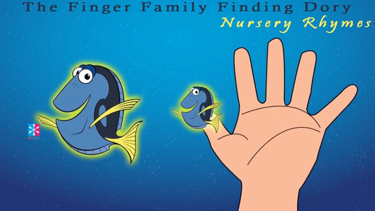 The Finger Family Finding Dory || Finger Family Nursery Rhymes & Songs ...