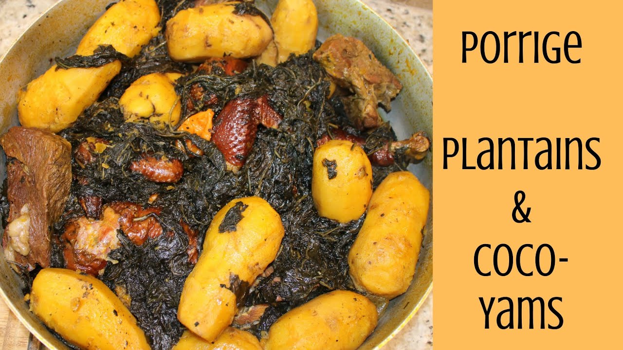 Porridge Plantain and CocoYam from Meta tribe in Cameroon - YouTube