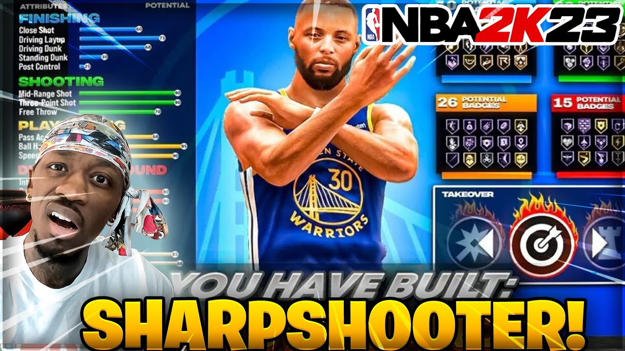 PURE SHARPSHOOTER BUILD! - NBA 2K23 - YouTube