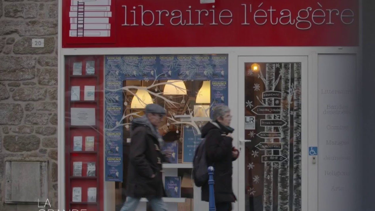 Pénétrez dans la librairie « L'étagère » de Saint-Malo - YouTube