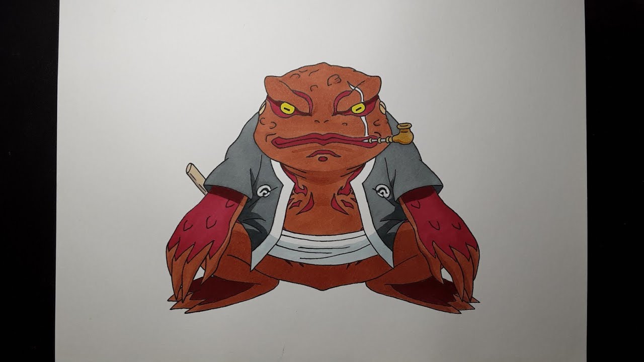 How to draw Gamabunta Cách vẽ Cóc Lão Đại Gamabunta - Naruto (399 ...