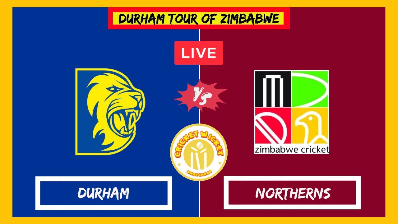 🔴LIVE DURHAM VS NORTHERNS | 2ND ONEDAY | DURHAM TOUR OF ZIMBABWE 2023 ...