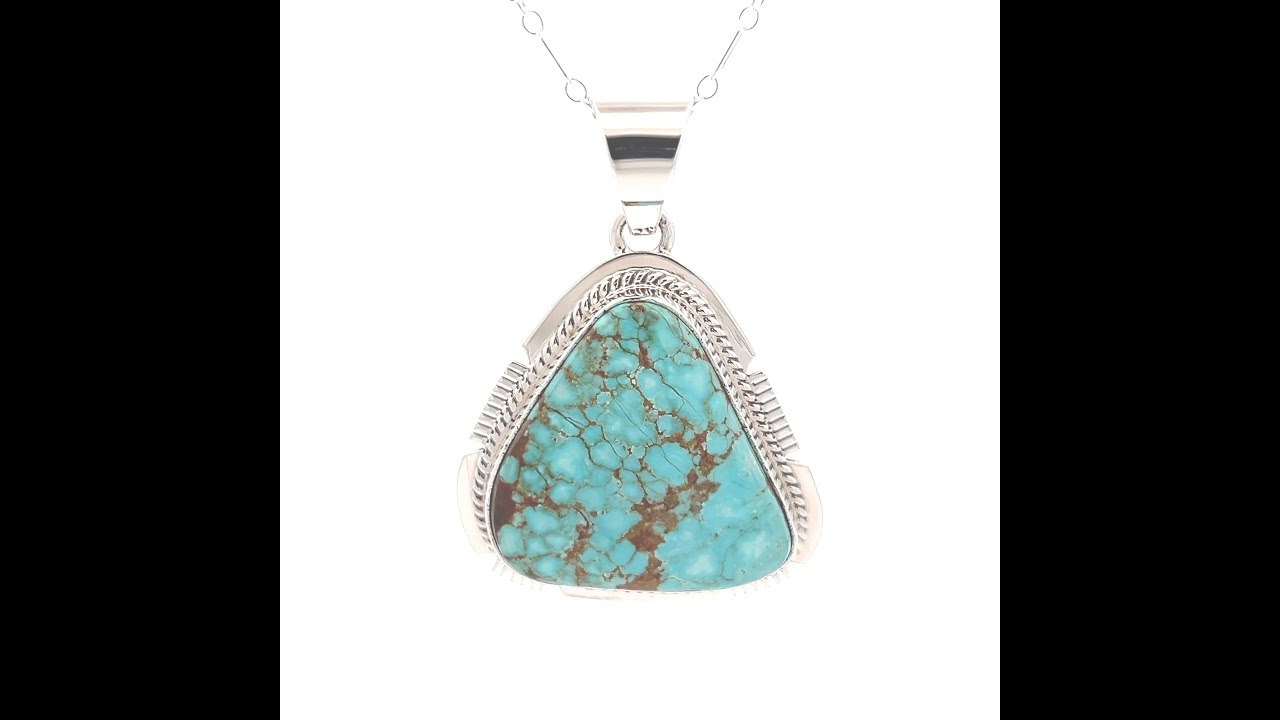 Turquoise Jewelry Genuine Number 8 Mine Turquoise Sterling Silver ...