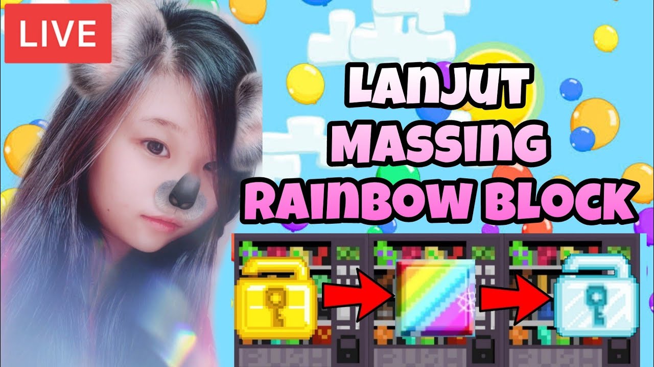 [LIVE] LANJUT MASSING RAINBOW BLOCK || GROWTOPIA - YouTube