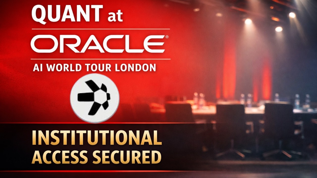Gilbert Verdian Speaks On Quant at Oracle AI World Tour - YouTube