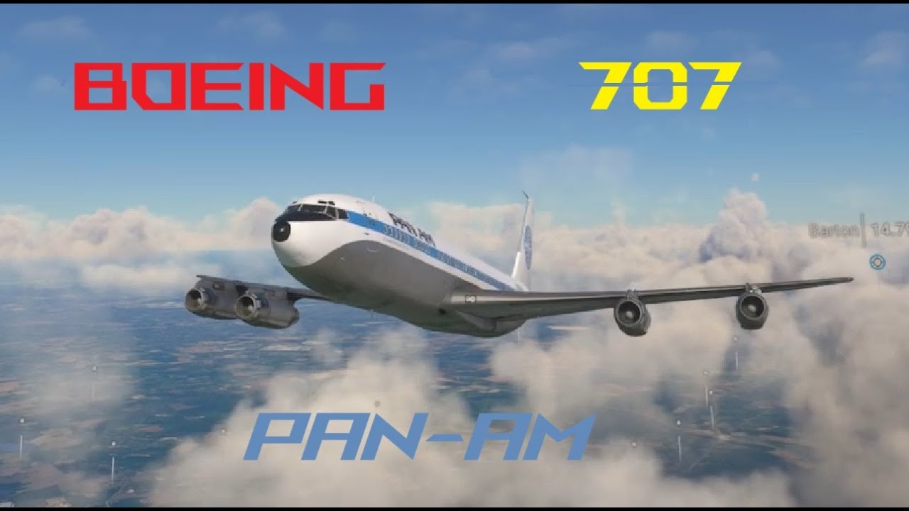 BOEING 707 | MSFS FLIGHT | MANCHESTER TO HEATHROW | PAN AM - YouTube