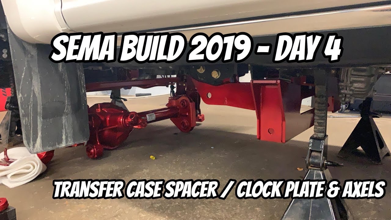 Day 4 - Transfer Case Spacer/ Clock plate and axles - YouTube