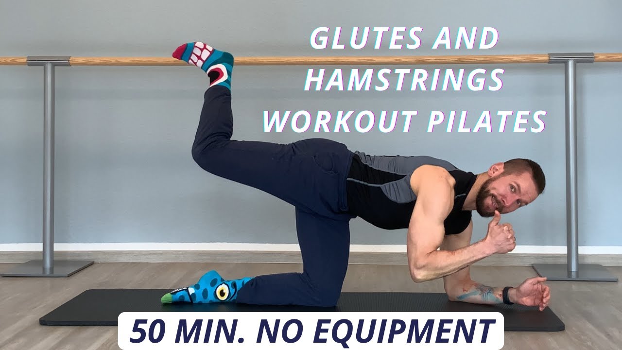 glutes and hamstrings workout pilates - YouTube