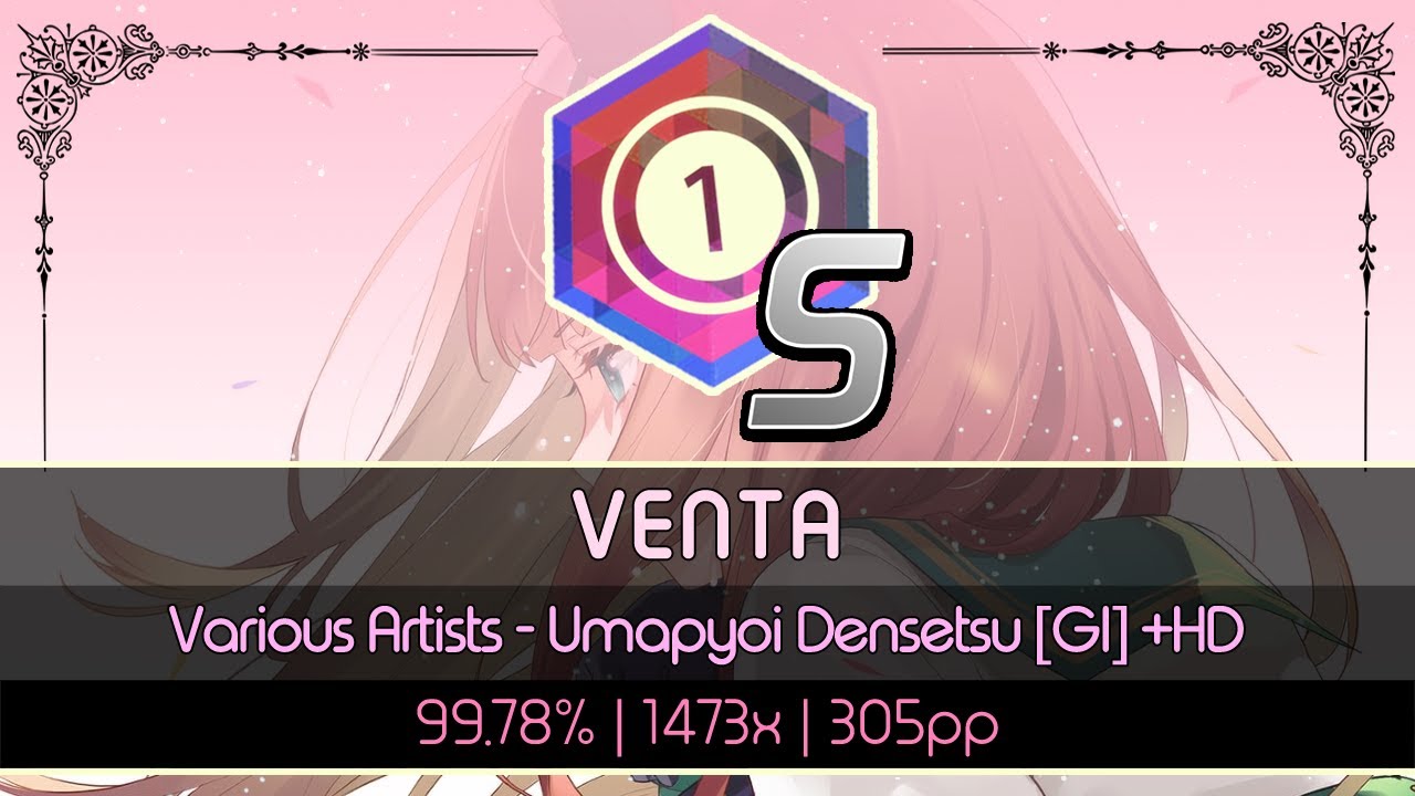 「🔘 osu!」VENTA | Various Artists - Umapyoi Densetsu [GI] +HD - YouTube