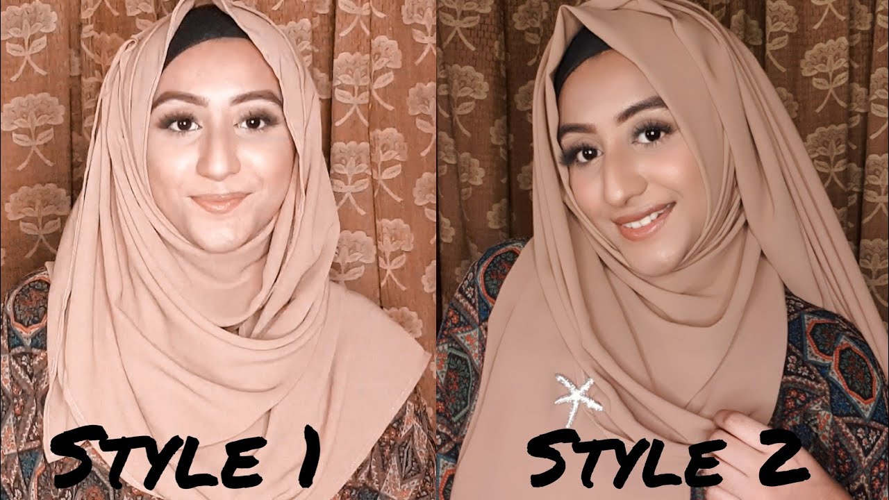 Quick and eye catchy hijab styles explained in the details! - YouTube