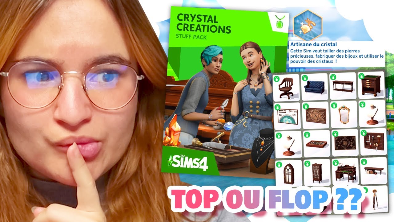 Mon avis sur le KIT créations en crystal, top ou flop ? 🤔 - Sims 4 ☽ - YouTube