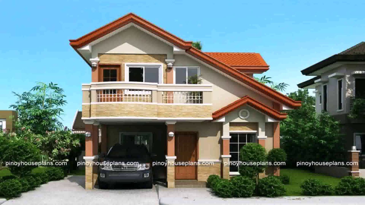 Two Storey House Plans With Veranda (see description) - YouTube