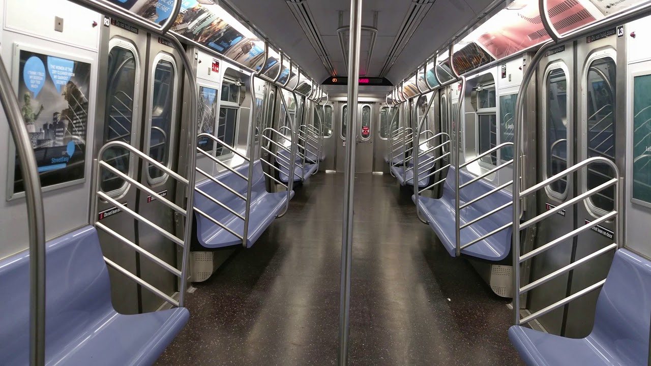 NYC MTA Subway Car (interior) Royalty Free Footage - YouTube