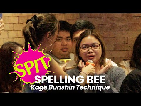 SPIT spells a difficult Japanese word one-person-at-a-time | Spelling Bee | Kage Bunshin Technique