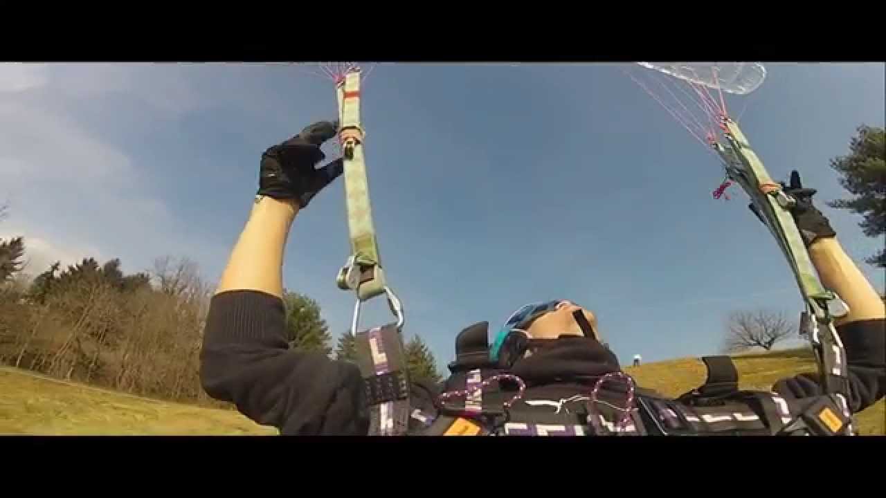 Homemade plastic paraglider - BARRETINA HYPER LITE 2-G - YouTube