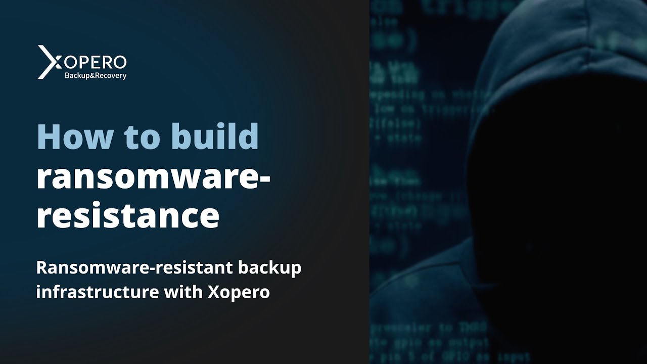 How to build a ransomware resistant backup infrastructure - YouTube