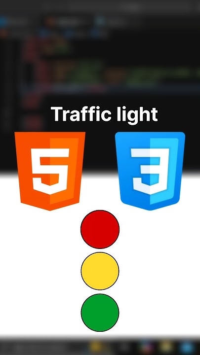 Traffic light By HTML and CSS #shorts #viralvideo - YouTube