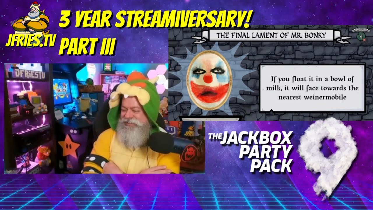 Three Year Streamiversary - Part III - Jackbox Party Pack - YouTube