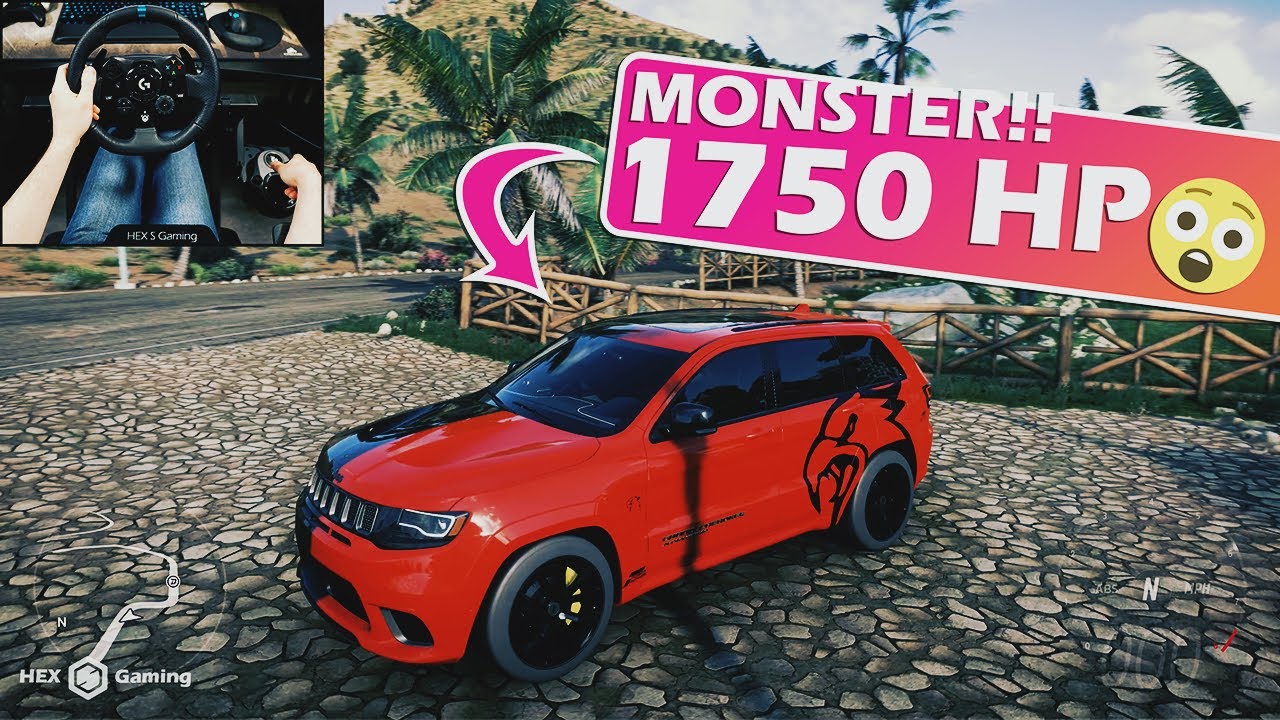 1750HP MONSTER!! Jeep Grand Cherokee Trackhawk FH5 (Steering Wheel ...