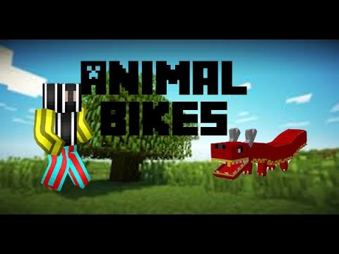 MInecraft Mod Showcase: Animal Bikes Mod - YouTube