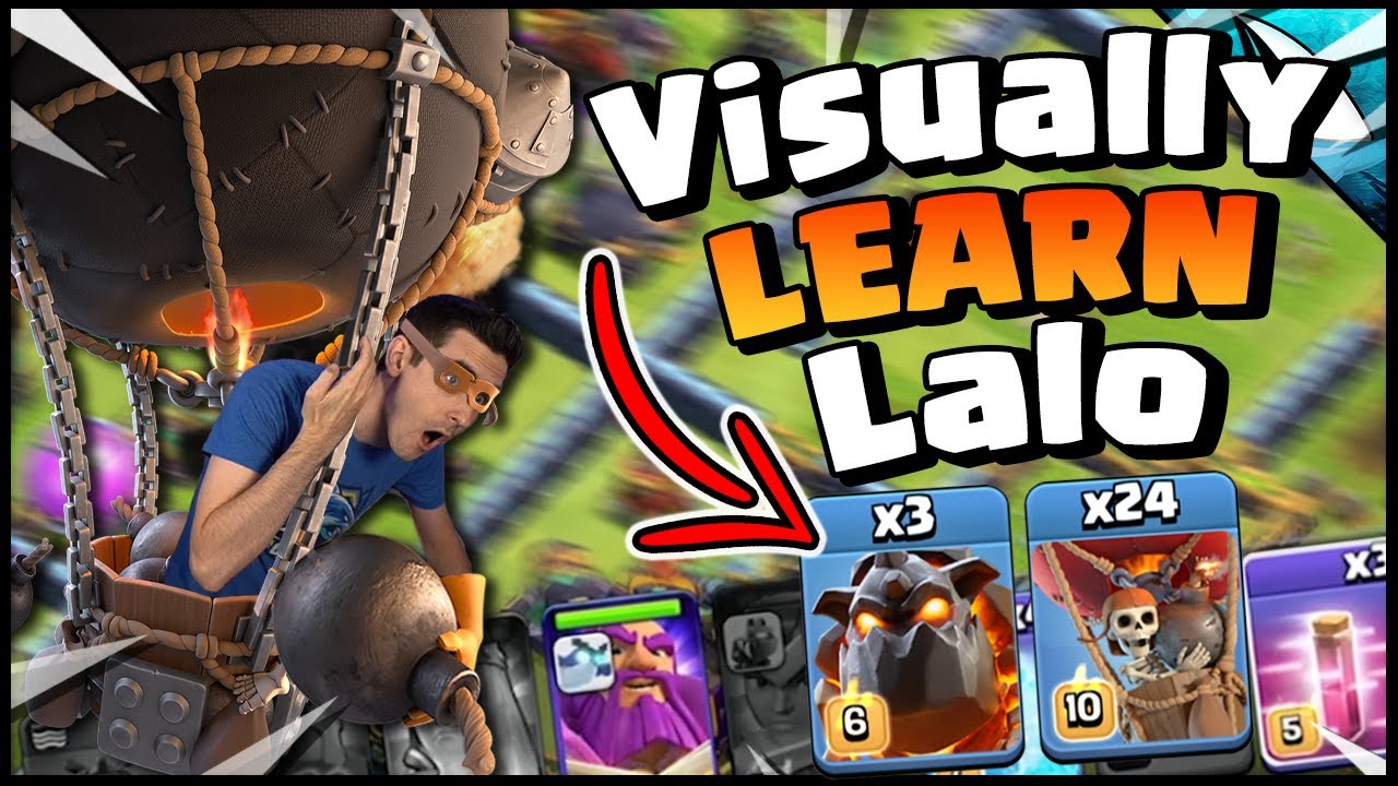 Visually LEARN Lalo in Clash of Clans! Easy How To Guide! - YouTube