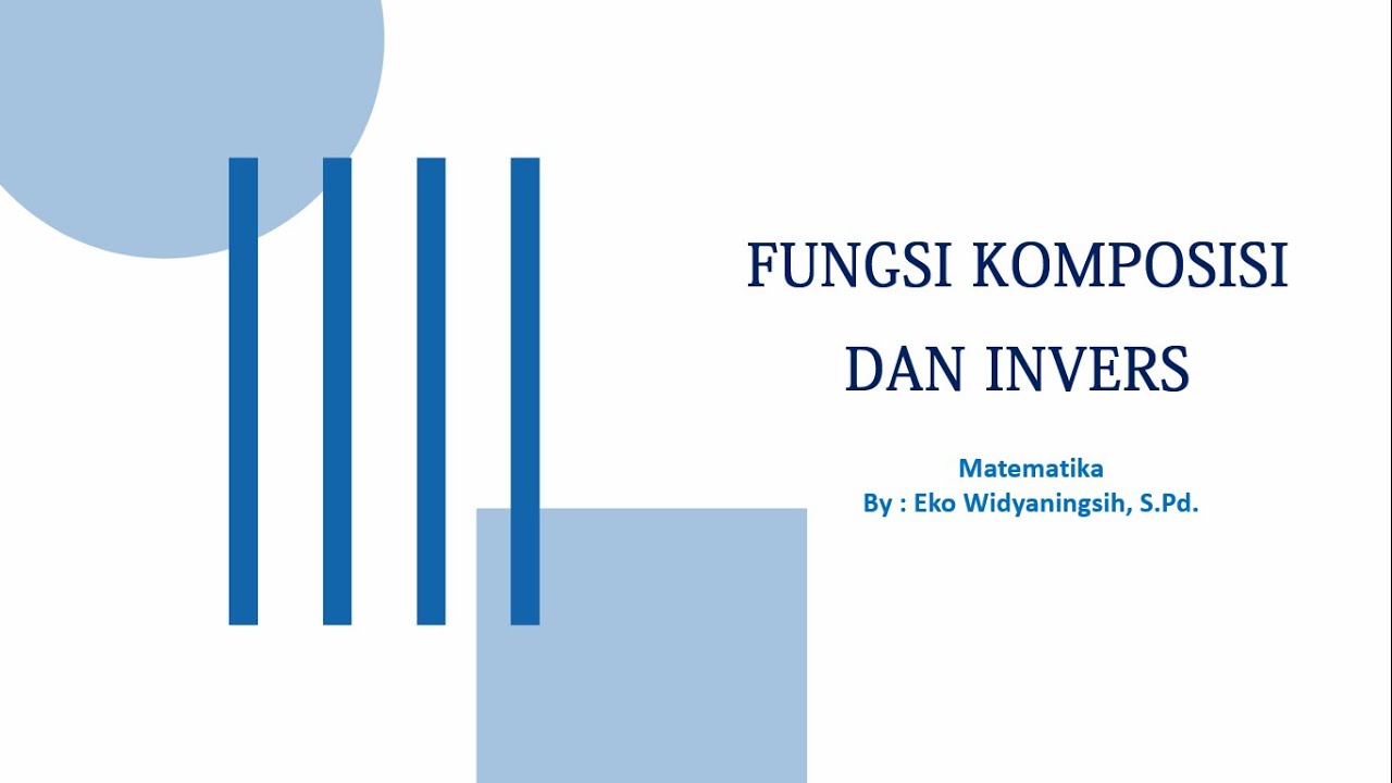 5.3 Invers Fungsi Kuadrat - YouTube