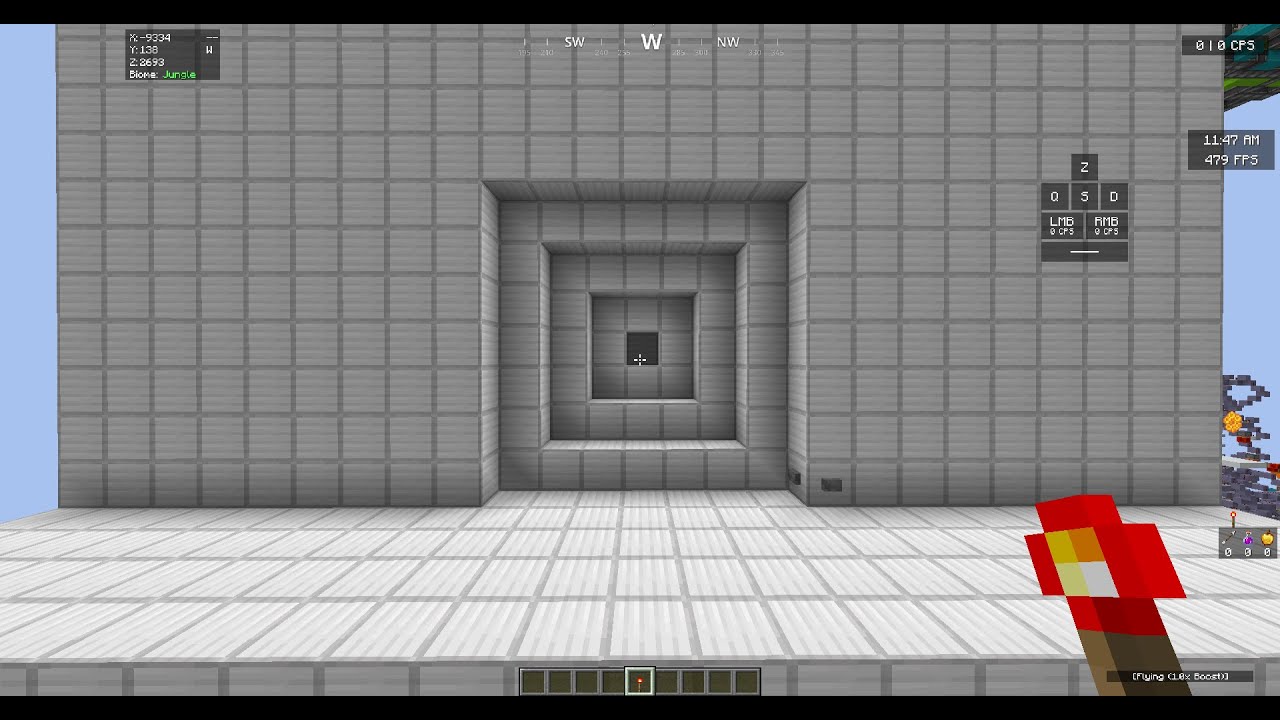 7x7 double vault door torch key. Minecraft 1.16-1.21 - YouTube